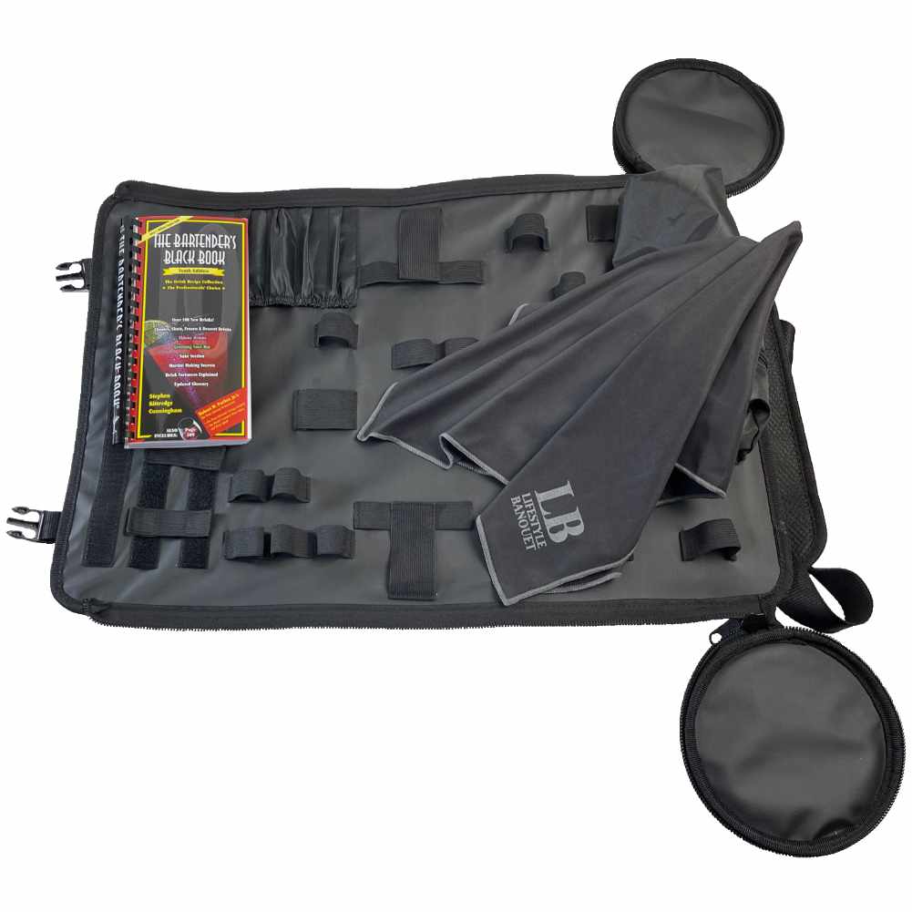 Bartender Traveling Tool Kit – Black Bundle – Waterproof – CS-53 ...